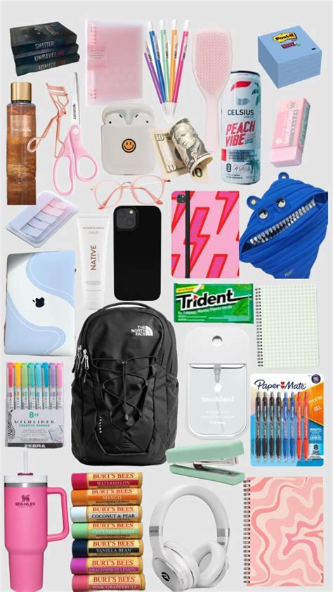 School Supplies Pink Pastel Preppy School Supplies School