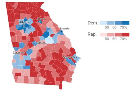 Georgia 2020 Election Results Blank Template Imgflip