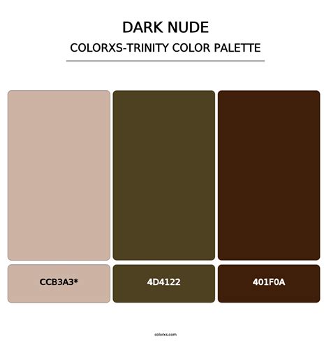 Dark Nude Color Palettes Colorxs Com