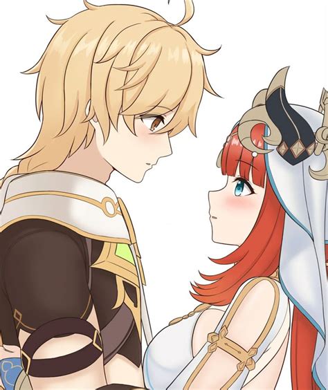 Aether X Nilou Anime Romans Cute Anime Coupes Cute Drawings