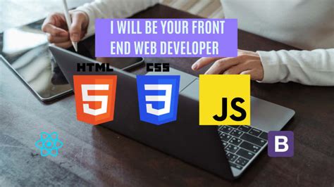 create a responsive website using html css js bootstrap and react by