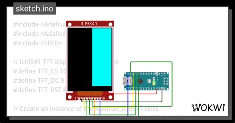 TRAIN NOTICEBOARD On Tft Ili9341 Wokwi ESP32 STM32 Arduino Simulator