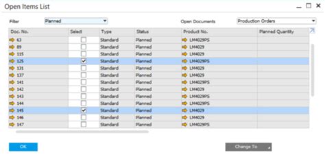 The Open Items List In SAP Business One SAP B1 MTC Systems