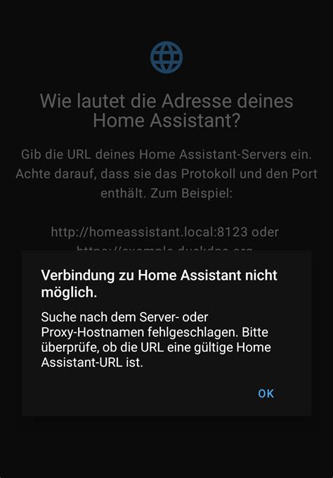 Companion Android App Doesnt Accept The Url Home Assistant Companion For Android Home