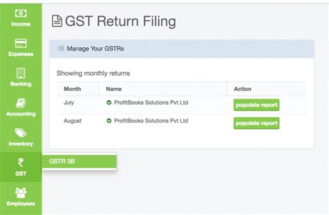 Download Gstr 3b Format How To File Due Date And More Profitbooks