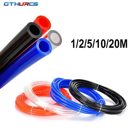 Pu 호스 공압 튜브 에어 호스 폴리우레탄 파이프 4mm 6mm 8mm 10mm 12mm 1m 2m 5m 10m 20m Aliexpress