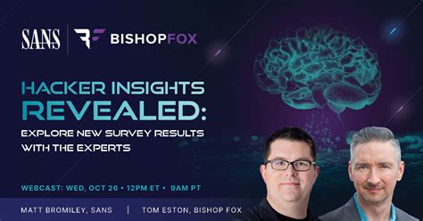 Bishop Fox Hacker Insights Revealed Explore New Sans Survey