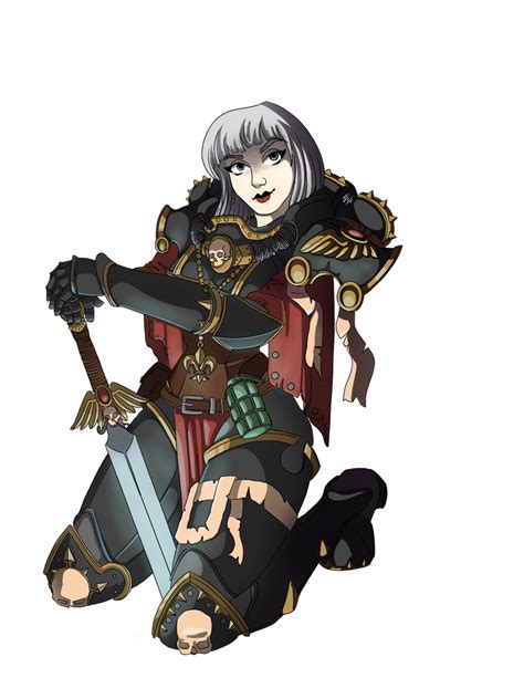 Sister Of Battle Pin Up By Emahrii On Deviantart