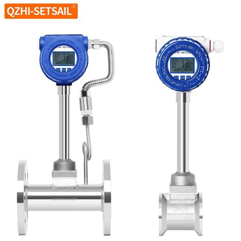 Hydrogen Co2 Gas Flowmeter Air Flow Meter Insertion Vortex Flowmeter