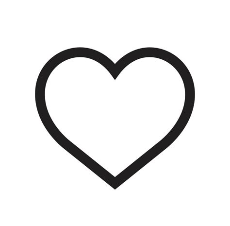 Aislado Icono De Vector De Corazón Símbolo De Amor 3818464 Vector En