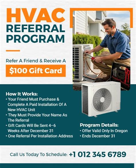 Hvac Flyer Templates For Services Hiring And Seasonal Promotions