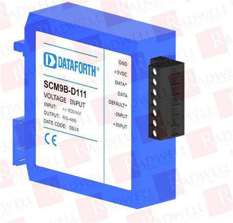 Scm9b D111 Plc Modulerack By Dataforth