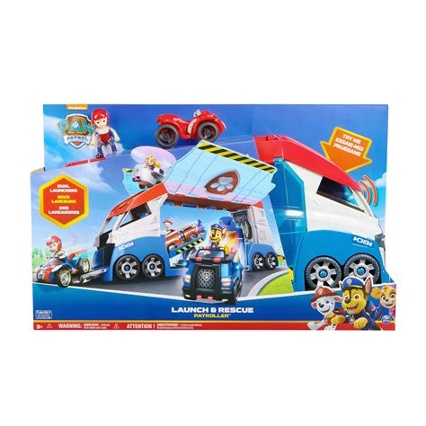 Paw Patrol Transforming Paw Patroller With Vehicle Launchers Ryder
