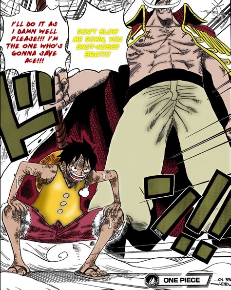 Luffy And Whitebeard By Tijnn On Deviantart