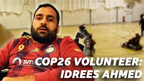 Bbc The Social Idrees Ahmed Cop26 Volunteer
