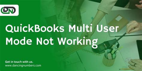 Fix Quickbooks Multi User Mode Not Working Troubleshooting Guide