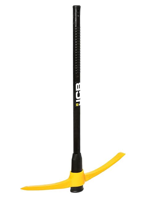 Jcb Professional 7lb Chisel And Point Pick Axe Metal Long Handle Heavy Duty Site Gardening
