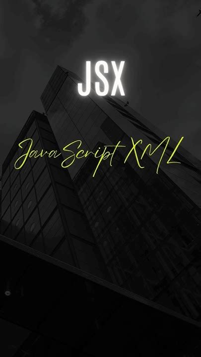 What Is Jsxjavascript Reactjs Interviewtips Codingtips Shorts