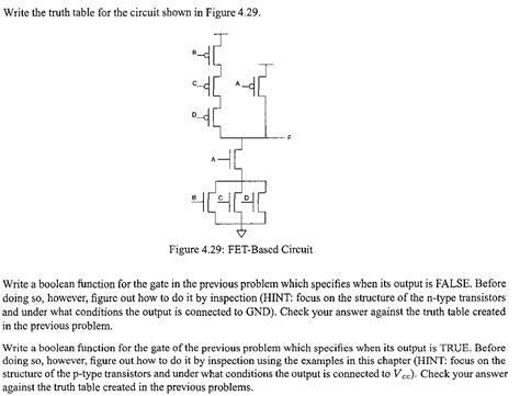 Solved Write The Truth Table For The Circuit Shown In Figure