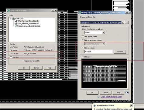 Edit Table With Data Link Autocad General Autocad Forums