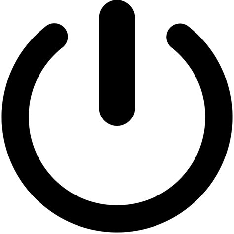 Shutdown Icon Free Download Transparent PNG Creazilla