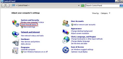 วิธีการปิด Firewall สำหรับ Windows Server 2008 Readyidc Service 24 Hour Support