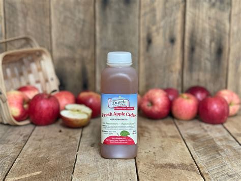 Pint Apple Cider Unpasteurized Dutch Meadows Farm