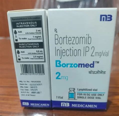 Bortezomib Injection Ip 2mg At Rs 900 Vial Bortezomib Injection In New Delhi Id 2853491369812