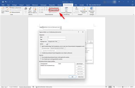 Dropdown In Word Einfügen And Bearbeiten Leicht Gemacht