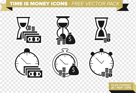 시간은 돈 아이콘 Png Pngwing