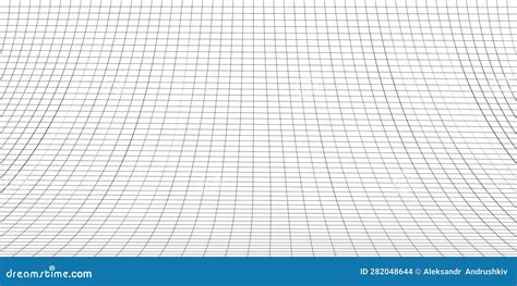 Curved Perspective Grid 1 Stock Vector Illustration Of Graphic 282048644