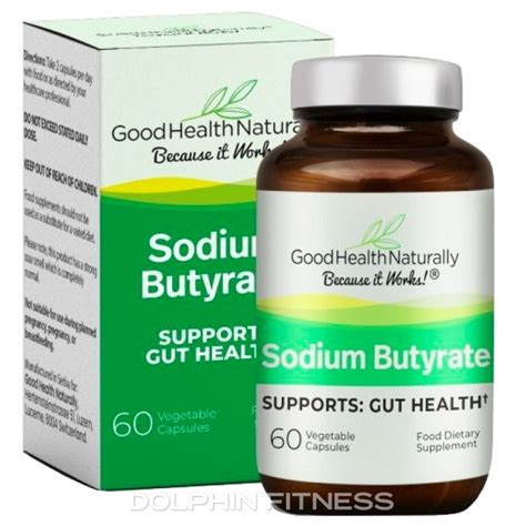 Good Health Naturally Sodium Butyrate 60 Capsules