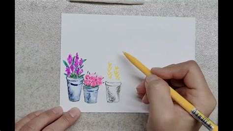 달숲캘리플러스펜수채화 밑그림 없이 그리는 쉬운그림 지나간 일들보다 다가오는 순간이 더 행복하길 쉬운그림 플러스펜