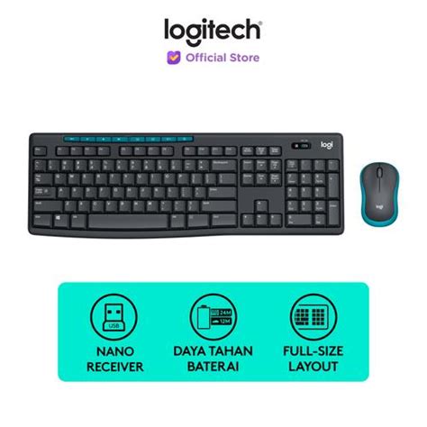 Promo FS Logitech MK275 Wireless Keyboard Mouse Combo Jakarta Timur Logitech Official