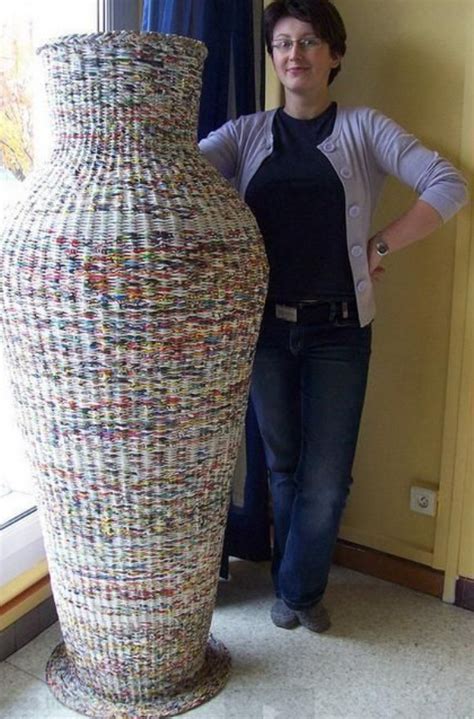 25 оригинальных вещей, которые можно сплести из бумажной соломки своими ...