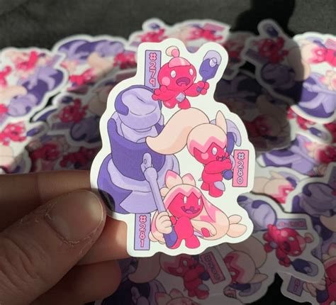 Tinkaton Evolution Line Sticker Pokemon Fictional Stickers