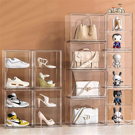 행잉오거나이저 특대형 칸막이 쇼윈도 투명 아크릴 잡화 소품 정리함 보관 진열대 가방정리함 오늘의집 쇼핑