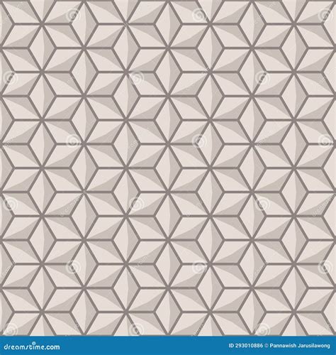 Japanese Hexagon Star Mosaic Vector Seamless Pattern Stock Illustration Illustration Of Arabic