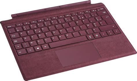 Microsoft Type Cover Keyboard For Surface Pro Red Burgundy