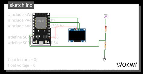 Oled Divisor Sin Leds Wokwi Esp32 Stm32 Arduino Simulator