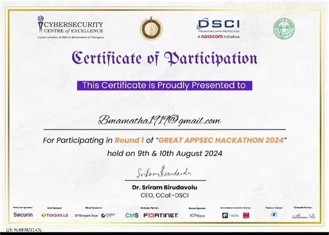 B Mamatha On Linkedin Greatappsechackathon2024