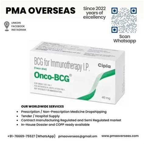 Onco Bcg Injection 2 Ml At ₹ 710vial Bacille Calmette Guerin