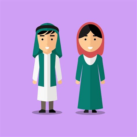 Kurdish Male Female Characters Vectors And Illustrations For Free Download Freepik