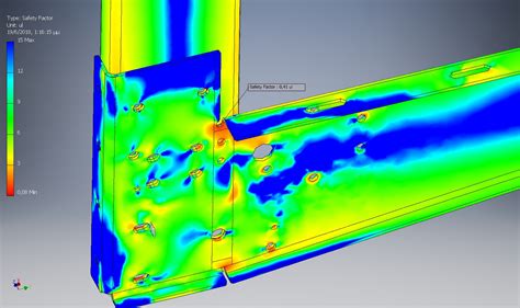 solved fea simulation is this way of contacts for bolted connections right autodesk community