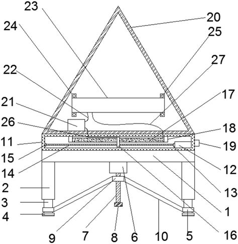 一种车用智能三脚架的制作方法2