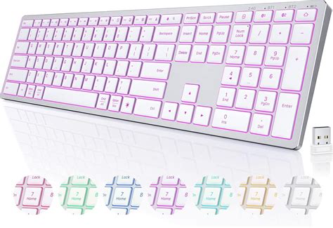 Virfour Multi Device Bluetooth Keyboard With LED Nepal Ubuy