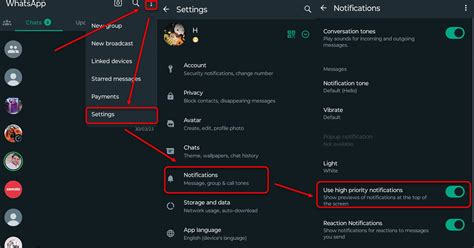 What Is Use High Priority Notification In Whatsapp
