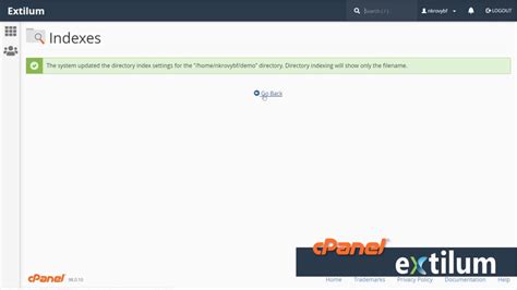 Manage Indices File Manager Cpanel • Extilum Knowledgebase