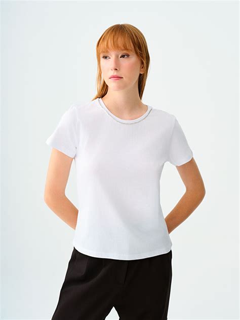 Loft Regular Fit Kadın Tshirt Kkol