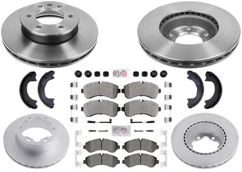 Disc Brake Rotors Pads For Mercedes Sprinter 3500xd 4500 19 23 Dual Re